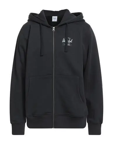 Herschel Supply Co. Cotton-elastane Blend Zip-up Hoodie - Black