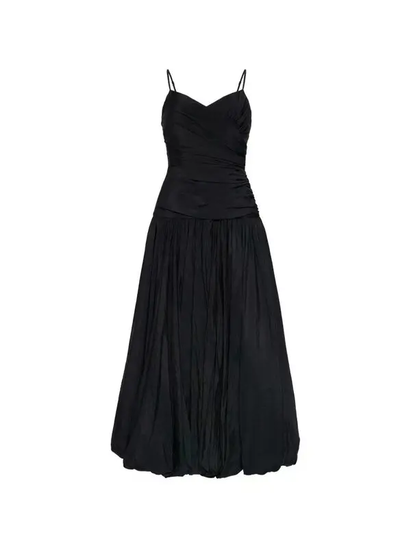 Cinq À Sept Fia Draped Dress - Black
