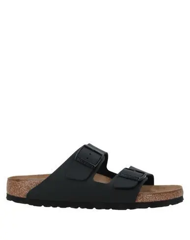 BIRKENSTOCK Sandals Size Soft Leather - Black
