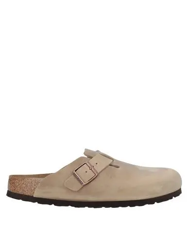 BIRKENSTOCK Mules & Clogs Sand Size Soft Leather - Beige