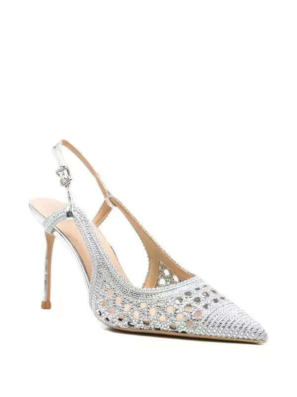 CHICONIC Crystal-embellished Mules