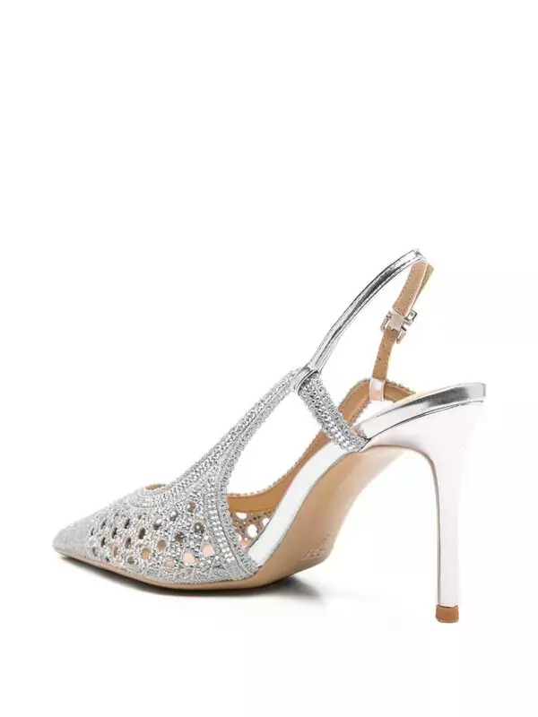 CHICONIC Crystal-embellished Mules
