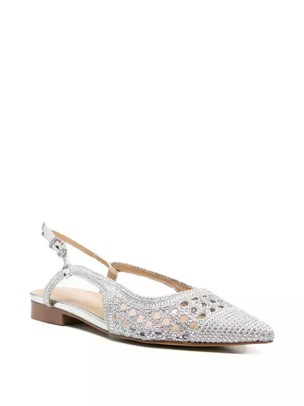 CHICONIC Crystal-embellished Mules