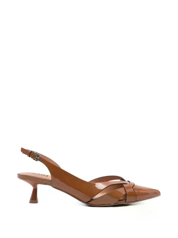BIBI LOU Nolia Leather Mules - Brown