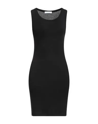 Helmut Lang Mini Dress In Pima Cotton And Modal - Black