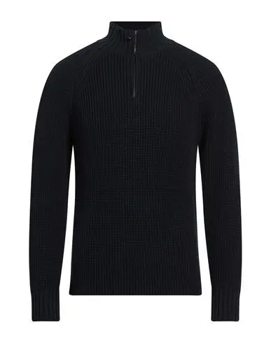 DRUMOHR Cotton Half-zip Sweater - Midnight Blue