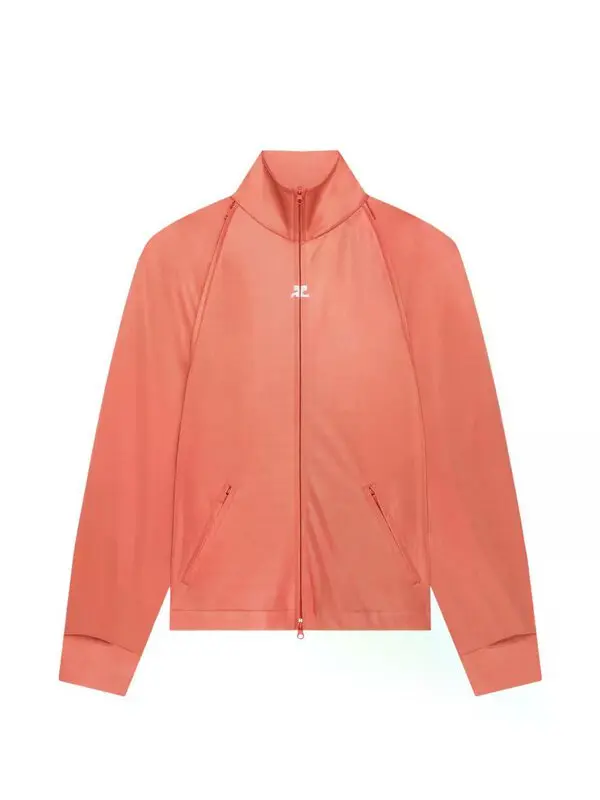 COURREGES Zip-up Sweatshirt - Orange