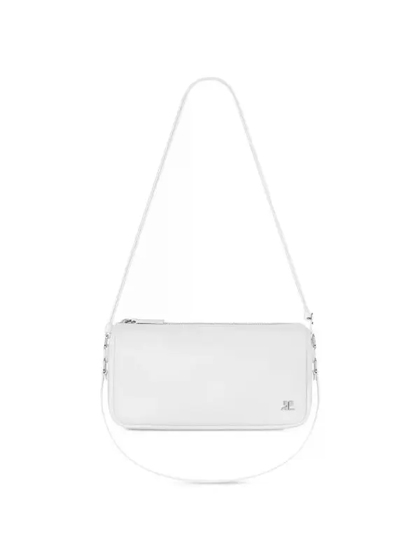 COURREGES Small Three Sixty Shoulder Bag - White