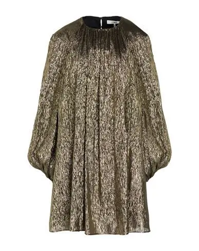 Chloé Mini Dress Size Silk, Metallic Polyester - Gold
