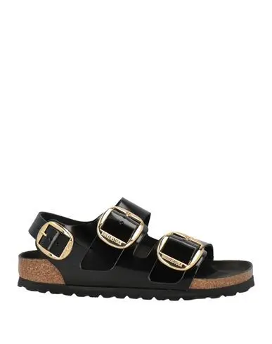 BIRKENSTOCK Sandals Size Leather - Black