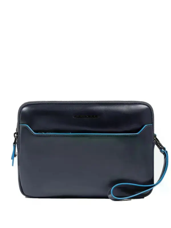 PIQUADRO Fingerprint Security Clutch - Blue