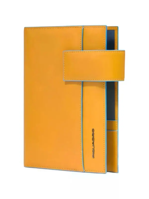 PIQUADRO Leather Medium Organizer - Orange