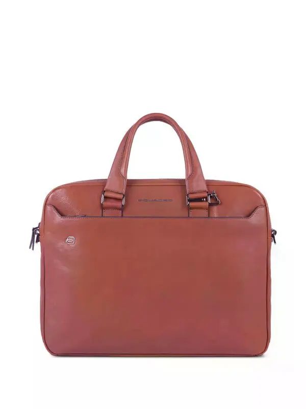 PIQUADRO Leather Laptop Bag - Brown