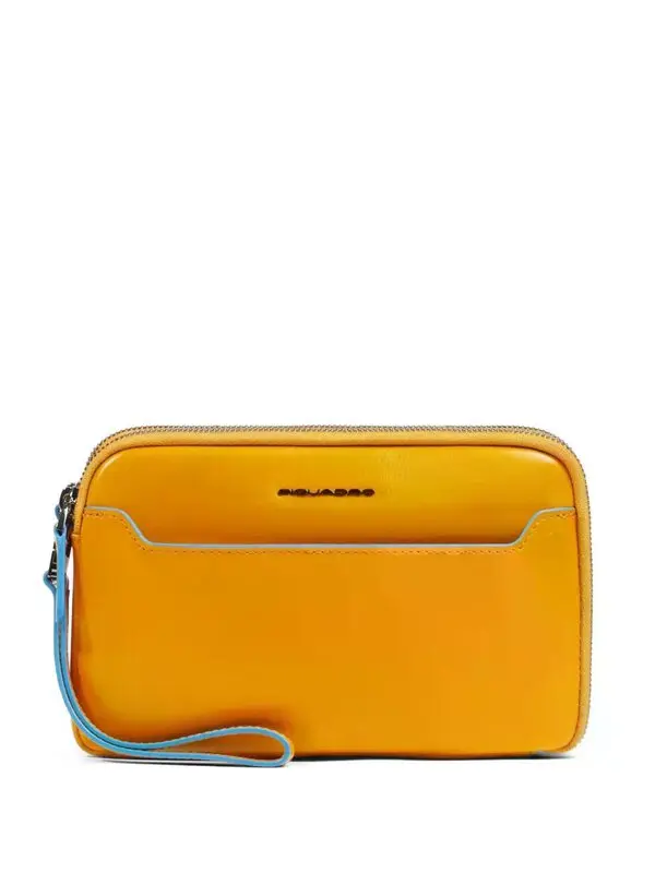 PIQUADRO Wrist-strap Clutch - Yellow