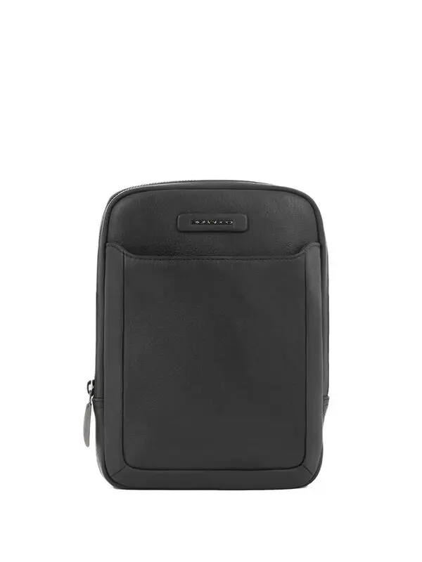 PIQUADRO Zip Messenger Bag - Black