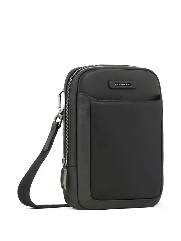 PIQUADRO Zip Messenger Bag - Black