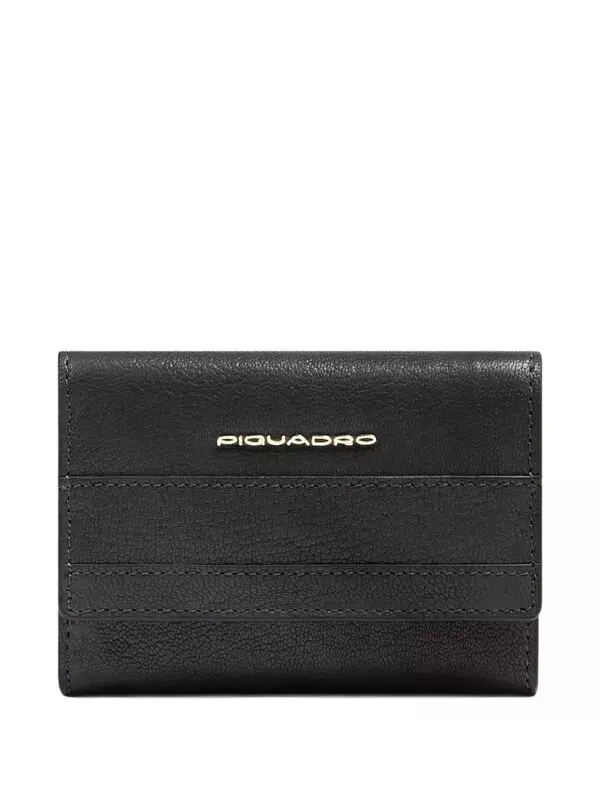 PIQUADRO Leather Wallet - Black