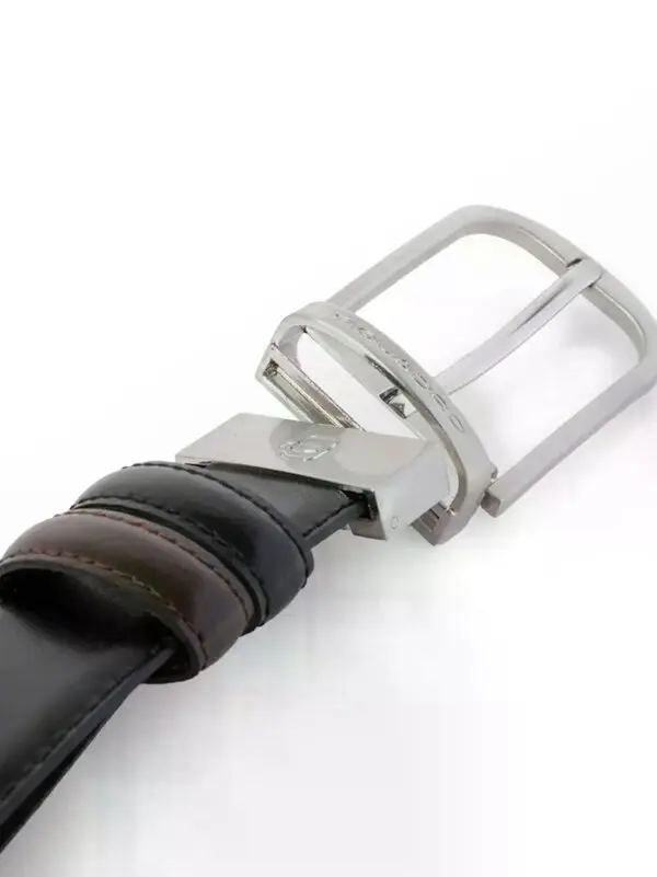PIQUADRO Leather Belt - Brown