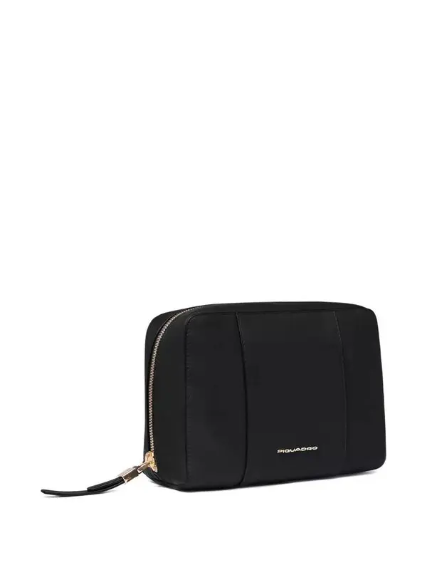 PIQUADRO Leather Make-up Bag