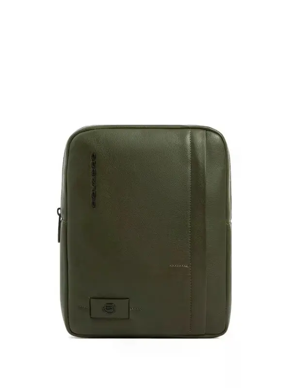 PIQUADRO Leather Messenger Bag - Green