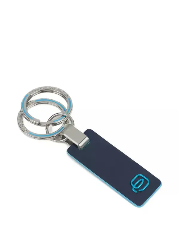 PIQUADRO Two-ring Keychain - Blue