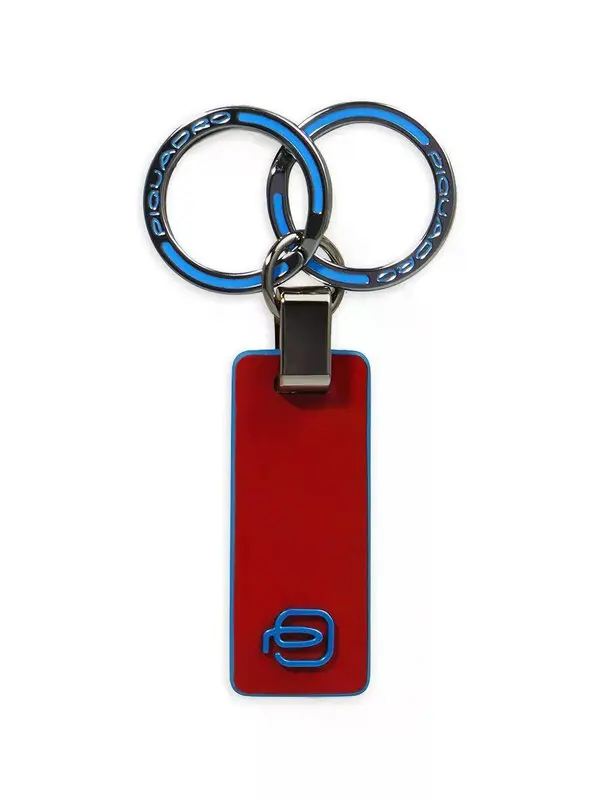PIQUADRO Two-ring Keychain - Red