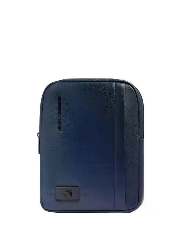 PIQUADRO Leather Laptop Bag - Blue