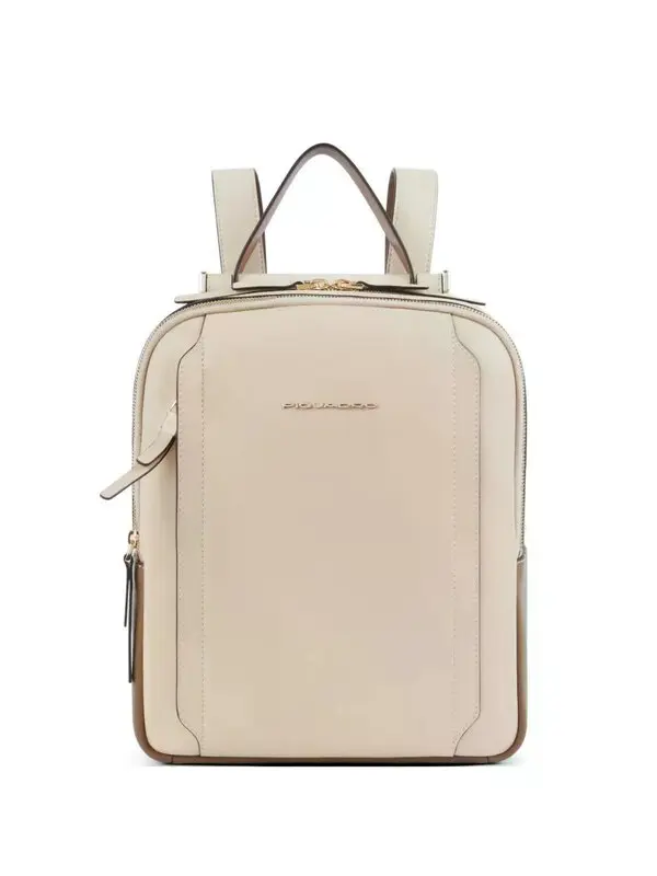 PIQUADRO Top Handle Backpack - Neutrals