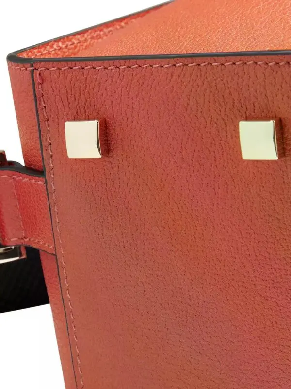PIQUADRO Leather Zip Backpack - Brown