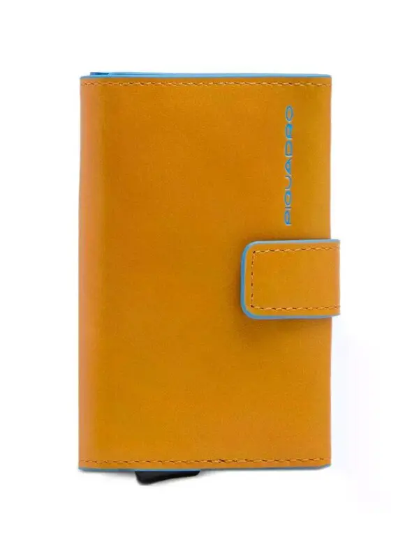 PIQUADRO Pop-up Leather Cardholder