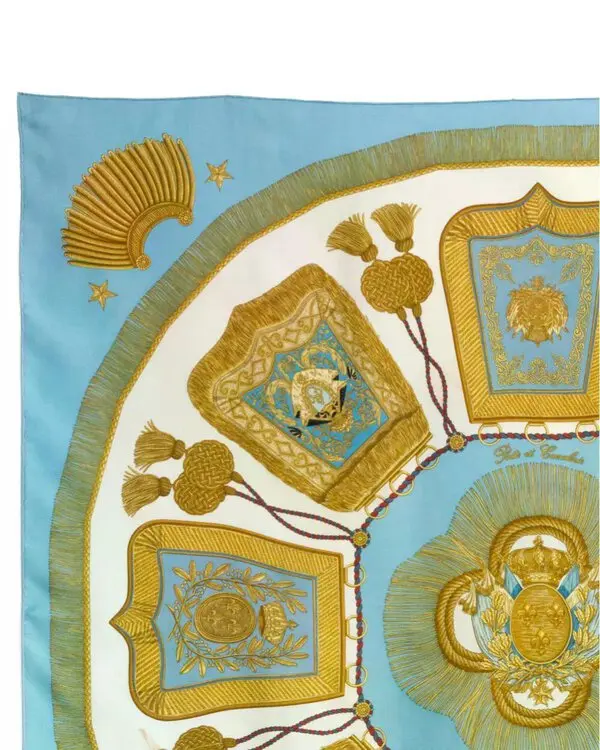 Hermès 1987 Poste Et Cavalerie Silk Scarf