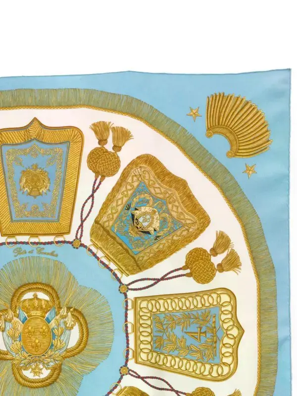 Hermès 1987 Poste Et Cavalerie Silk Scarf