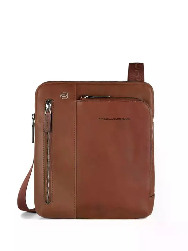 PIQUADRO Zip Pocket Crossbody Bag - Brown