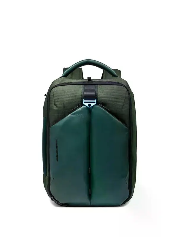 PIQUADRO Panelled Backpack - Green