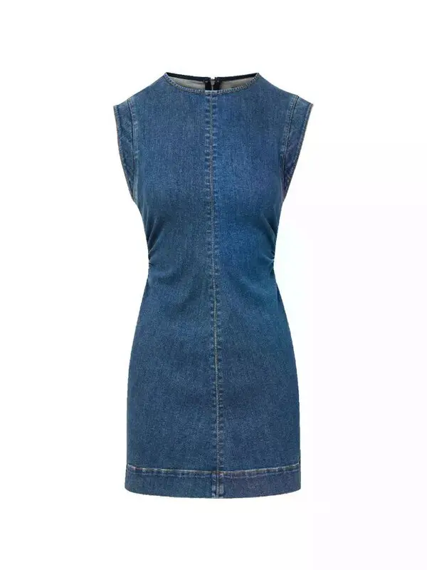 Veronica Beard Imara Denim Mini Dress - Blue
