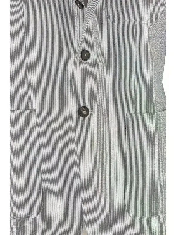 Tagliatore Striped Blazer - White