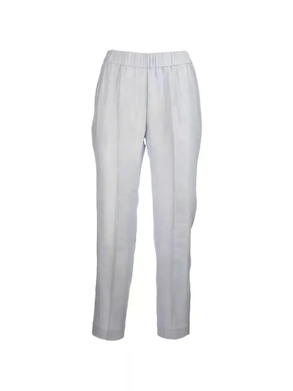 Peserico Elasticated Tapered Trousers - Blue