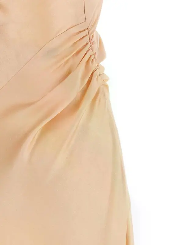 Victoria Beckham Twist-detail Asymmetric Dress - Neutrals