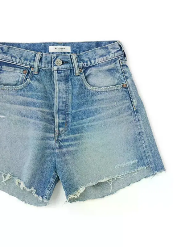 Moussy Vintage Graterford Distressed Denim Shorts