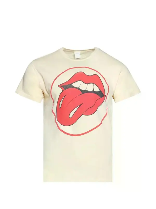 MadeWorn Rolling Stones 90's Crew-neck T-shirt - Neutrals