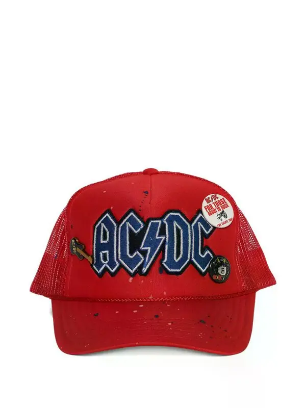 MadeWorn Embroidered Baseball Cap - Red