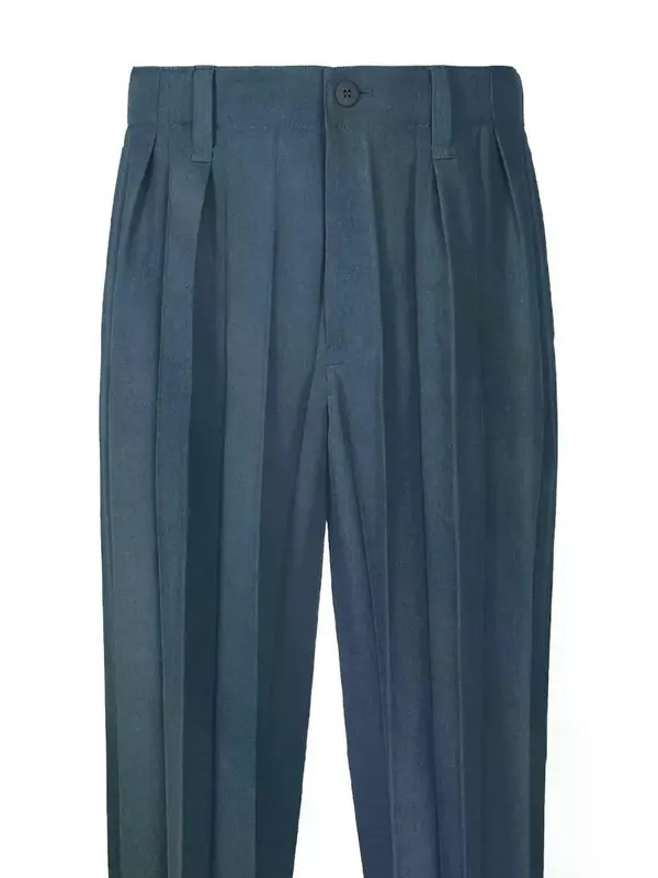 Issey Miyake Edge Pleated Trousers