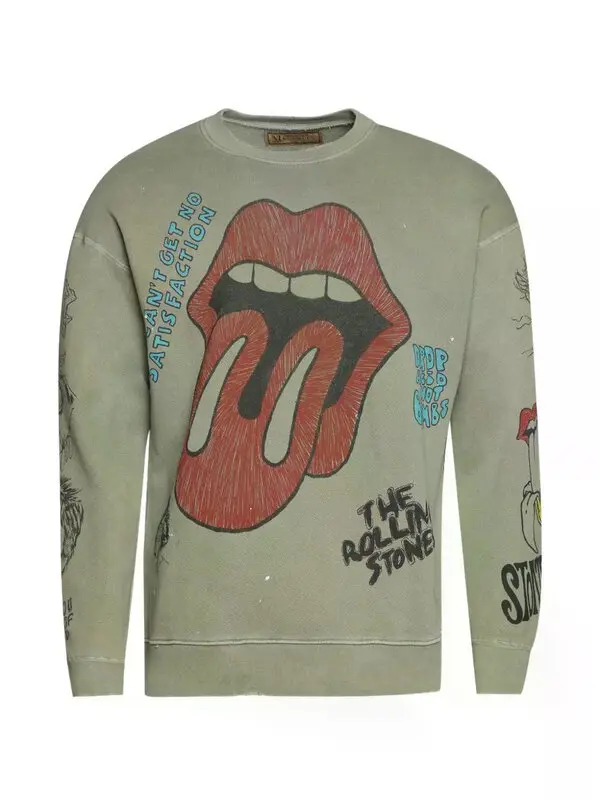 MadeWorn Rolling Stones Sweatshirt - Green