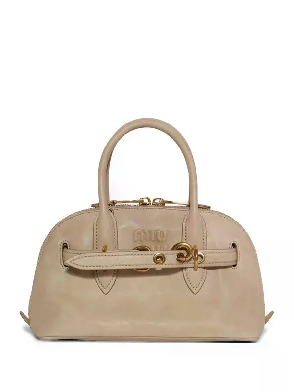 Miu Miu Small Top-handle Shoulder Bag - Neutrals