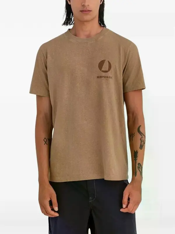 MURPHY&NYE Logo T-shirt - Brown