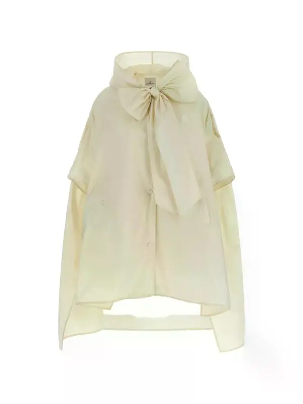 Moncler Logo-patch Cape - Neutrals