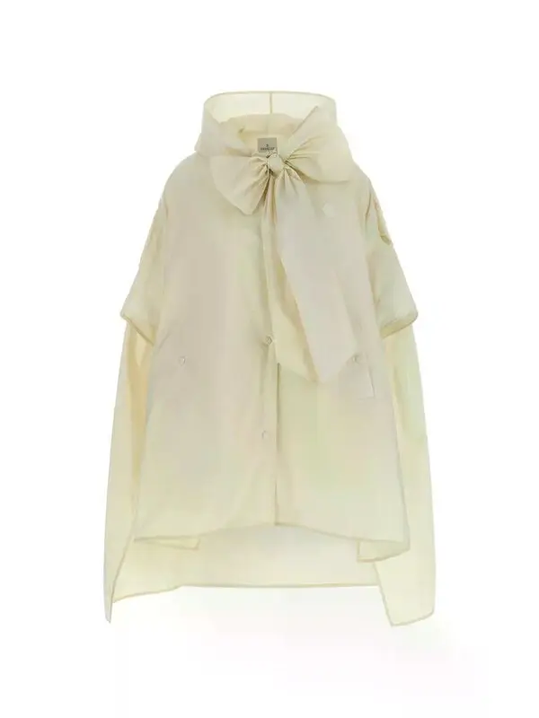 Moncler Logo-patch Cape - Neutrals