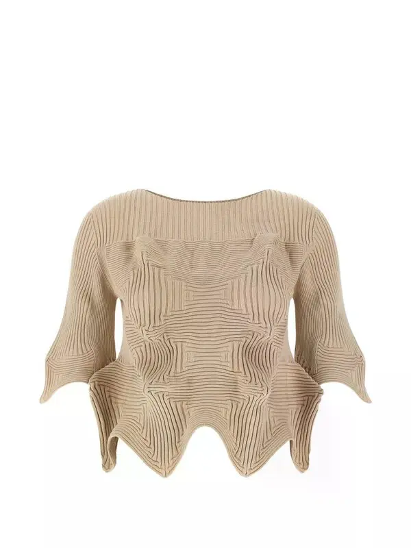 Issey Miyake Boat-neck Sweater - Neutrals
