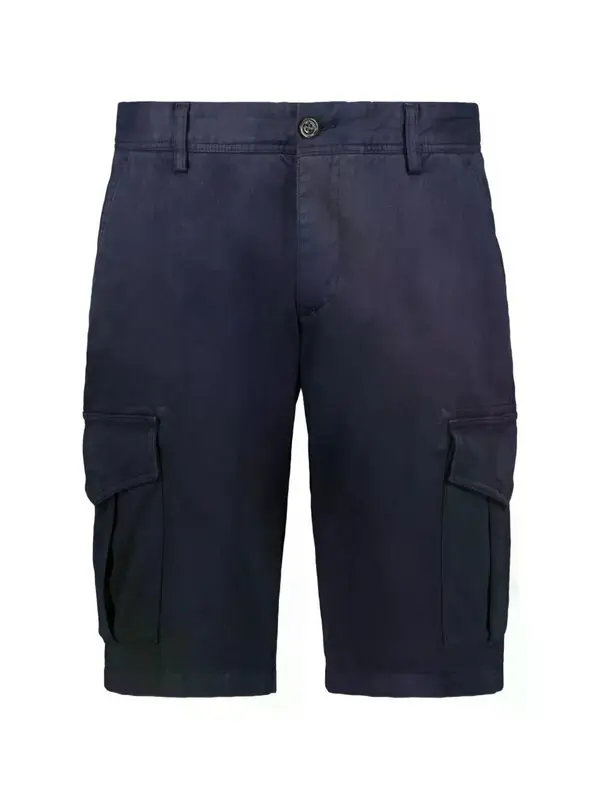Paul & Shark Straight-leg Cargo Shorts - Blue