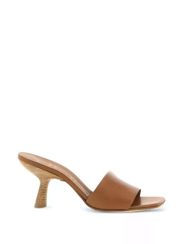 Vicini Lavenue Leather Sandals - Brown